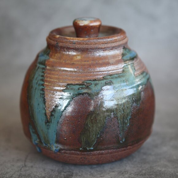 Art | Studio Pottery Jar With Lid | Poshmark